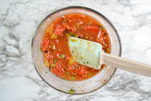 Rotel Substitute {Homemade Green Chilies and Tomatoes}