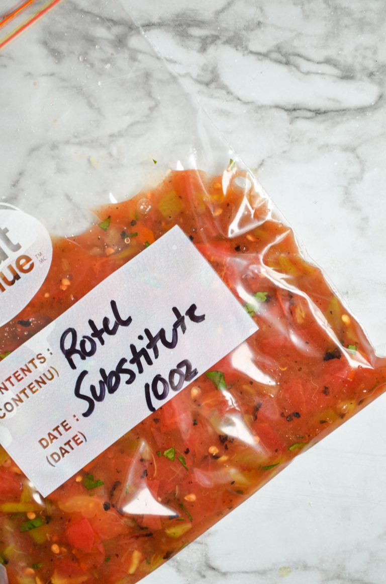 Rotel Substitute {Homemade Green Chilies and Tomatoes}