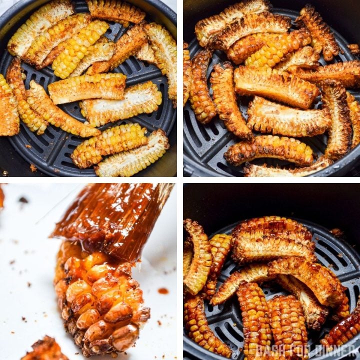 Air Fryer Corn Ribs {Instructions + VIDEO} - Dash for Dinner