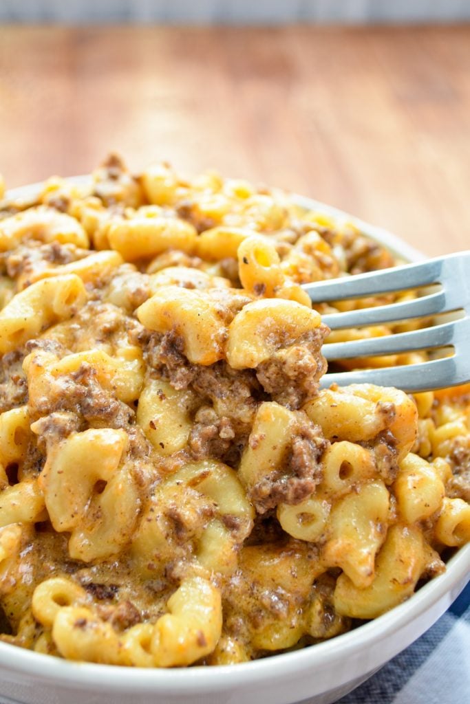 Instant Pot Hamburger Helper {Cheeseburger Macaroni Copycat}