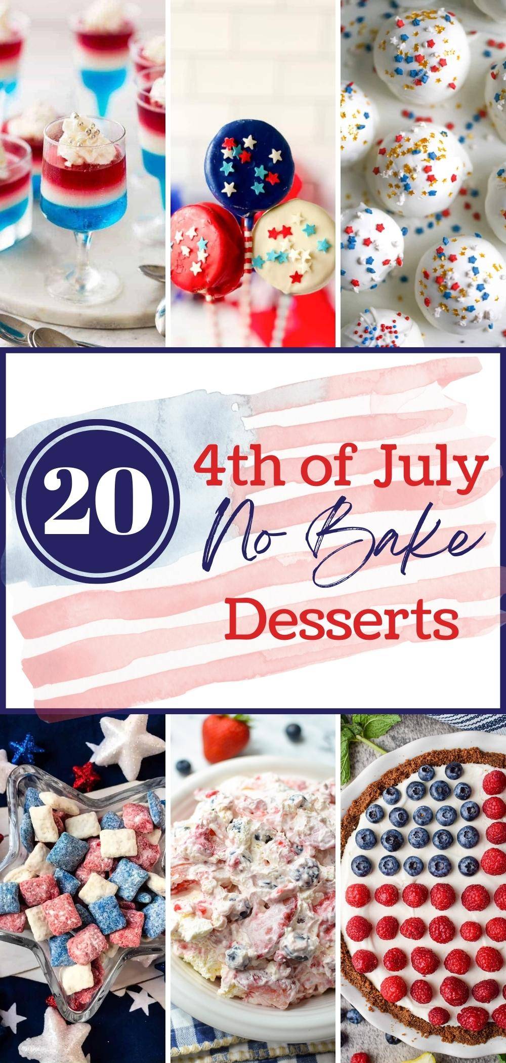 20+ of the BEST 4th of July No Bake Desserts - Dash for Dinner