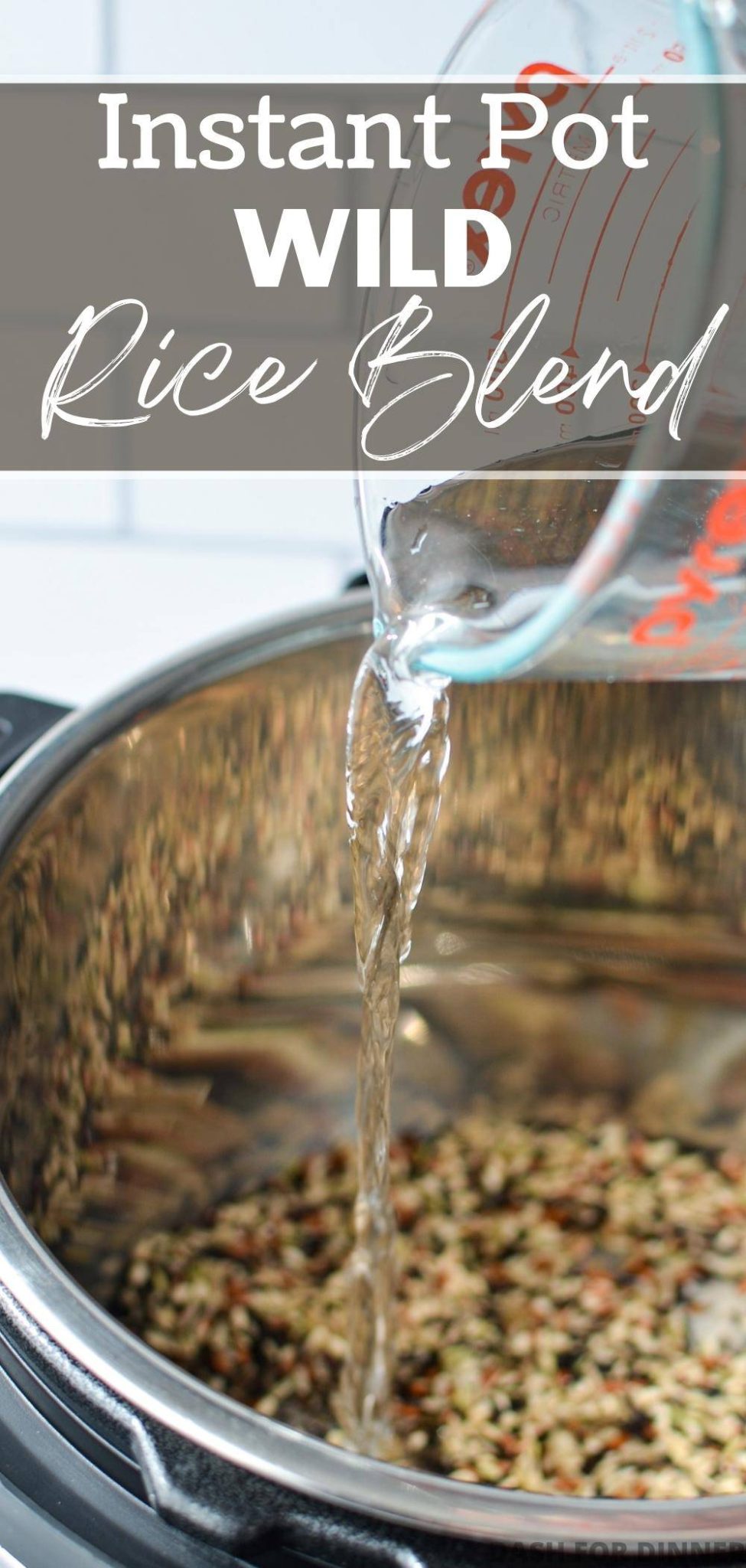 Instant Pot Wild Rice Blend - Dash for Dinner