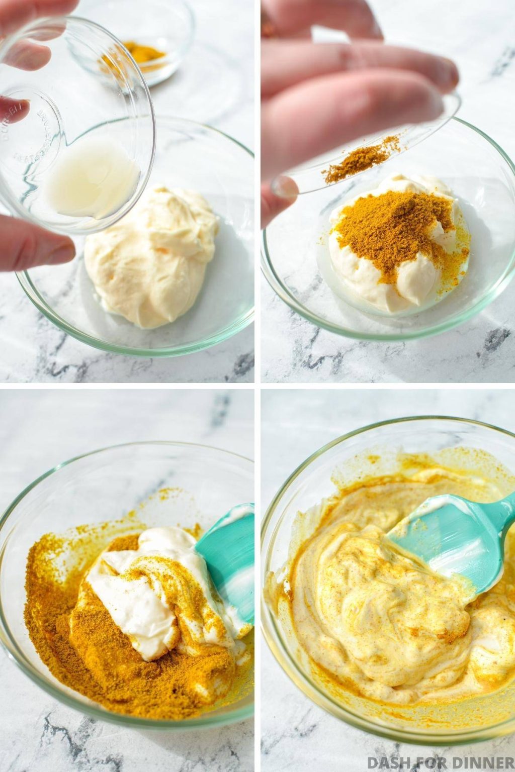 Homemade Curry Mayo (Curry Aioli) - Dash for Dinner