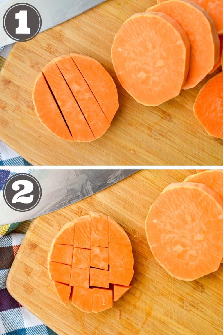 Air Fryer Sweet Potato Cubes - Dash for Dinner