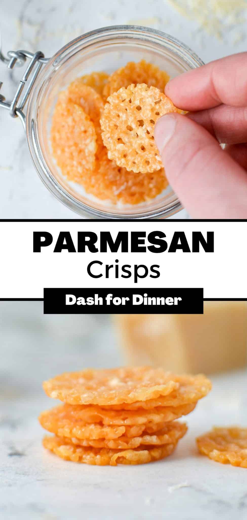 Easy Parmesan Crisps Recipe - Dash for Dinner