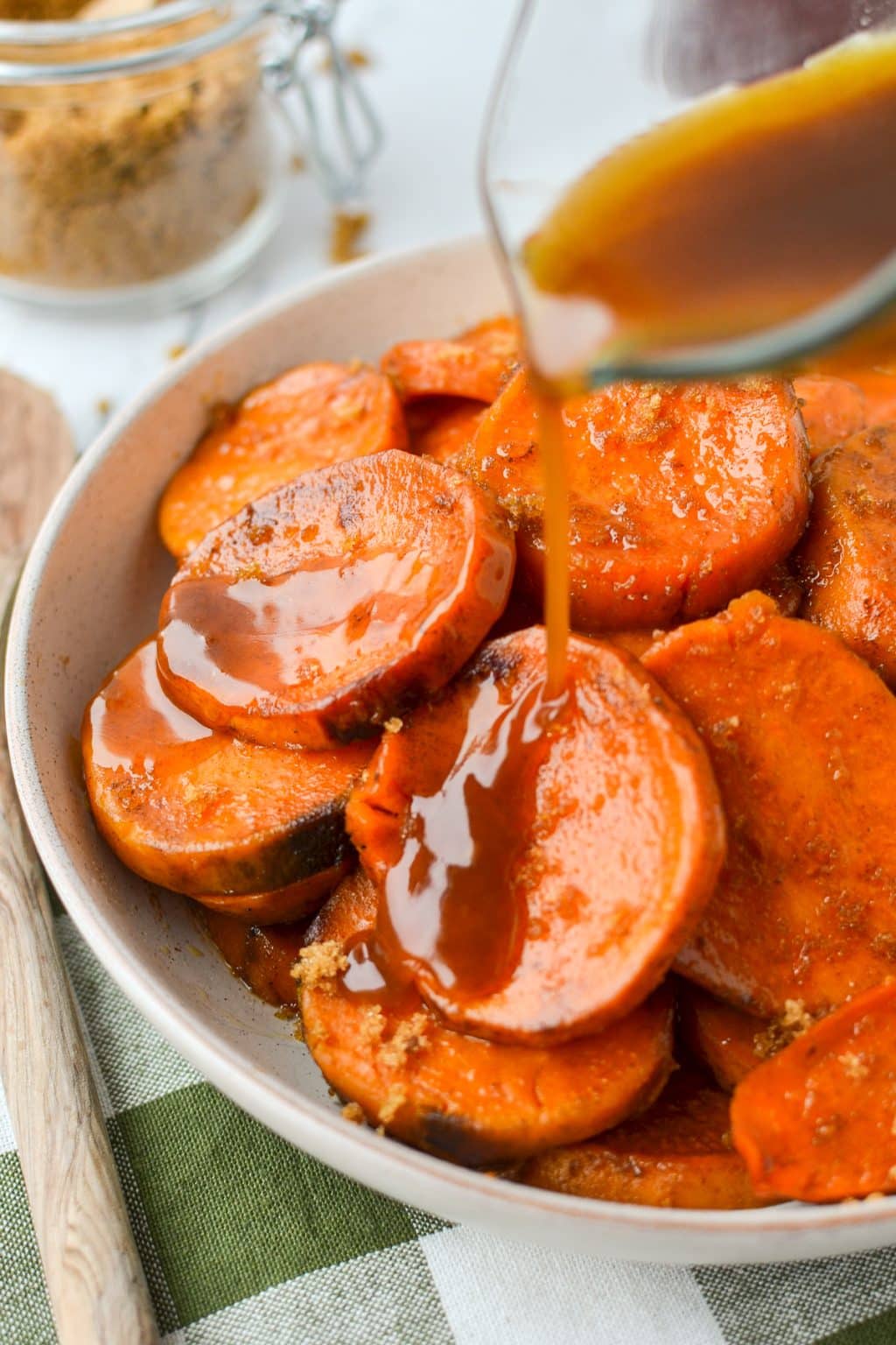Crock Pot Glazed Sweet Potatoes - Dash for Dinner