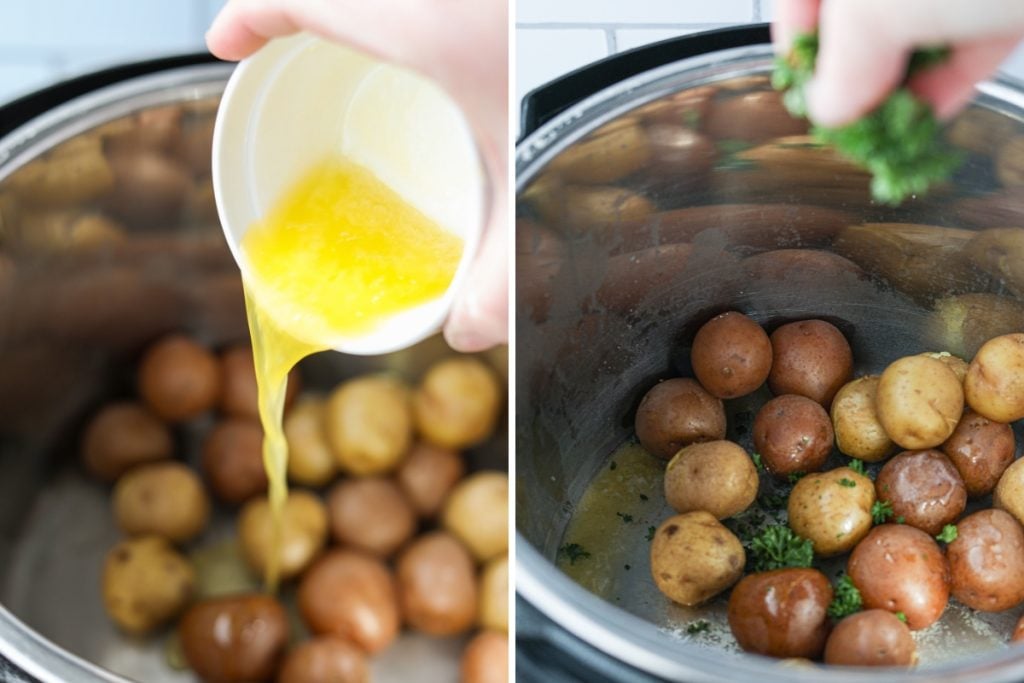 Easy Instant Pot Baby Potatoes - Dash for Dinner