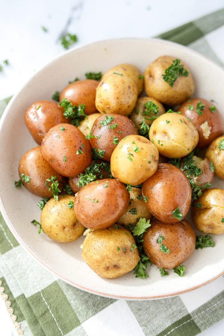Easy Instant Pot Baby Potatoes - Dash for Dinner