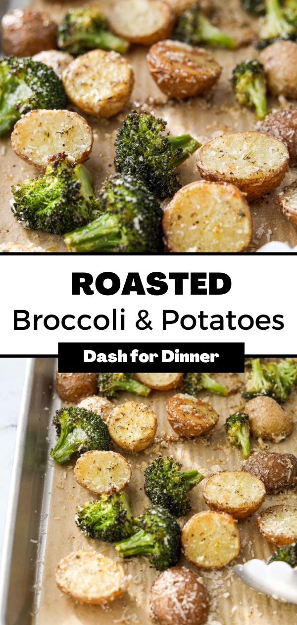 Roasted Broccoli and Potatoes (One Pan Recipe) - Dash for Dinner
