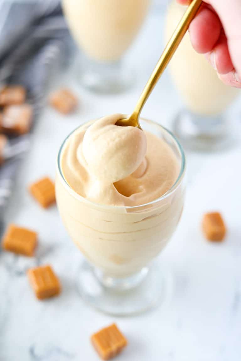 Dulce de Leche Mousse (2 Ingredients) - Dash for Dinner