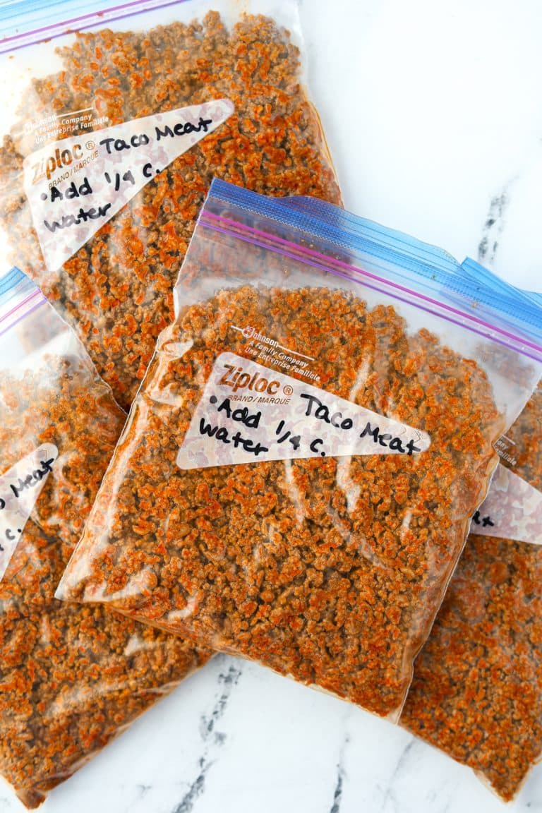 How to Make and Freeze Taco Meat - Dash for Dinner
