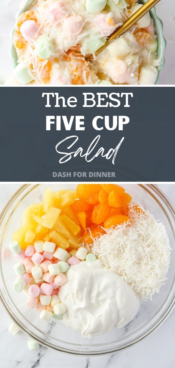 5 Cup Salad (Easy Ambrosia Salad Recipe)