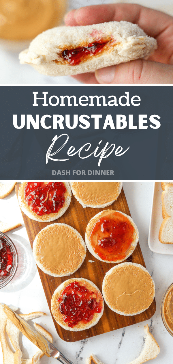 Homemade Uncrustables (Frozen Peanut Butter and Jelly Sandwiches)