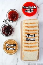 Homemade Uncrustables (Frozen Peanut Butter and Jelly Sandwiches)