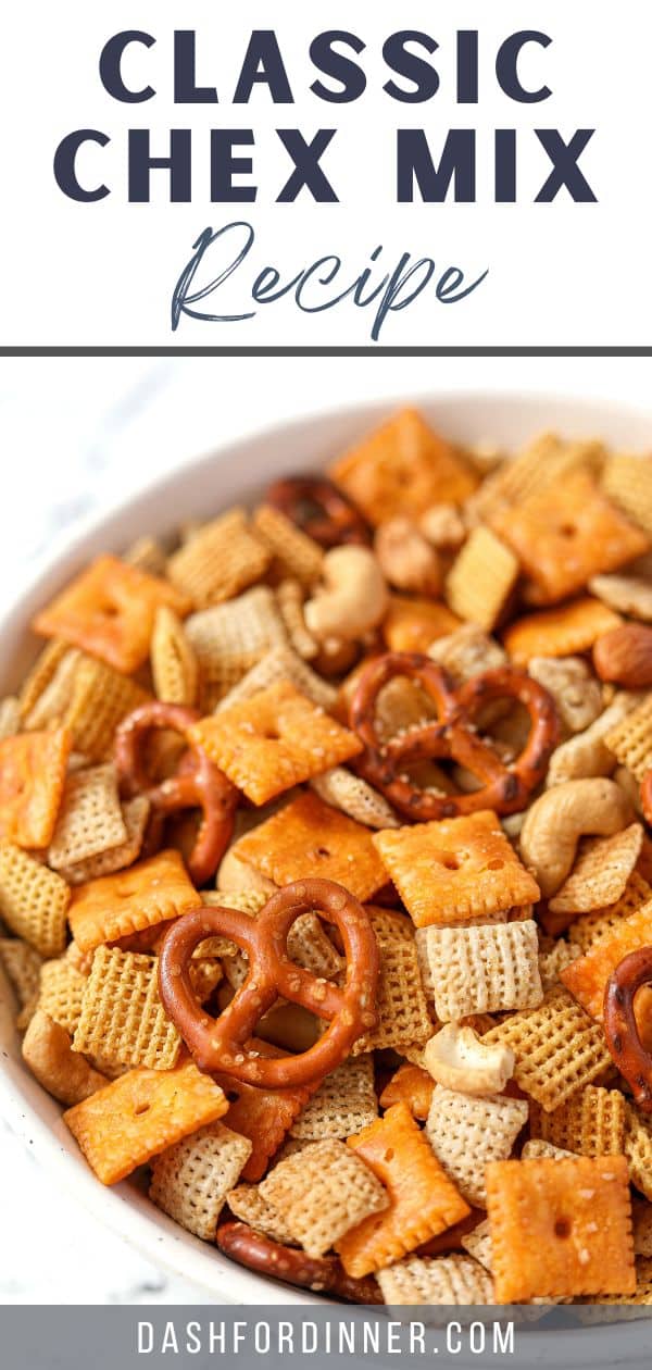 Homemade Chex Mix Recipe (Oven or Slow Cooker)