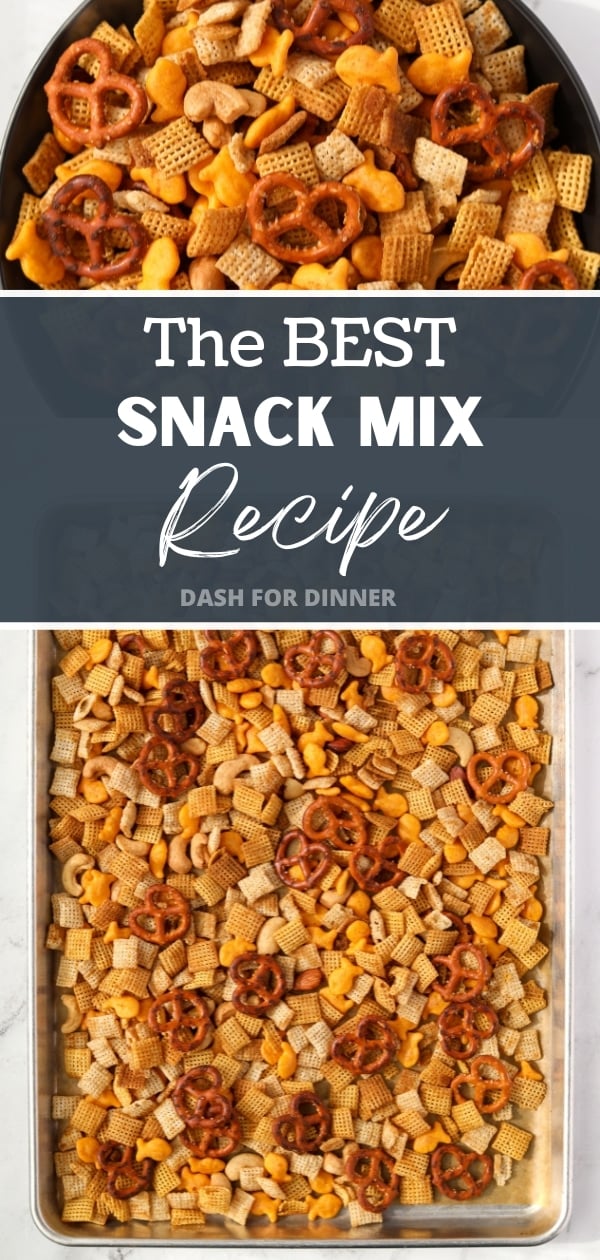 Easy Goldfish Snack Mix - Dash for Dinner