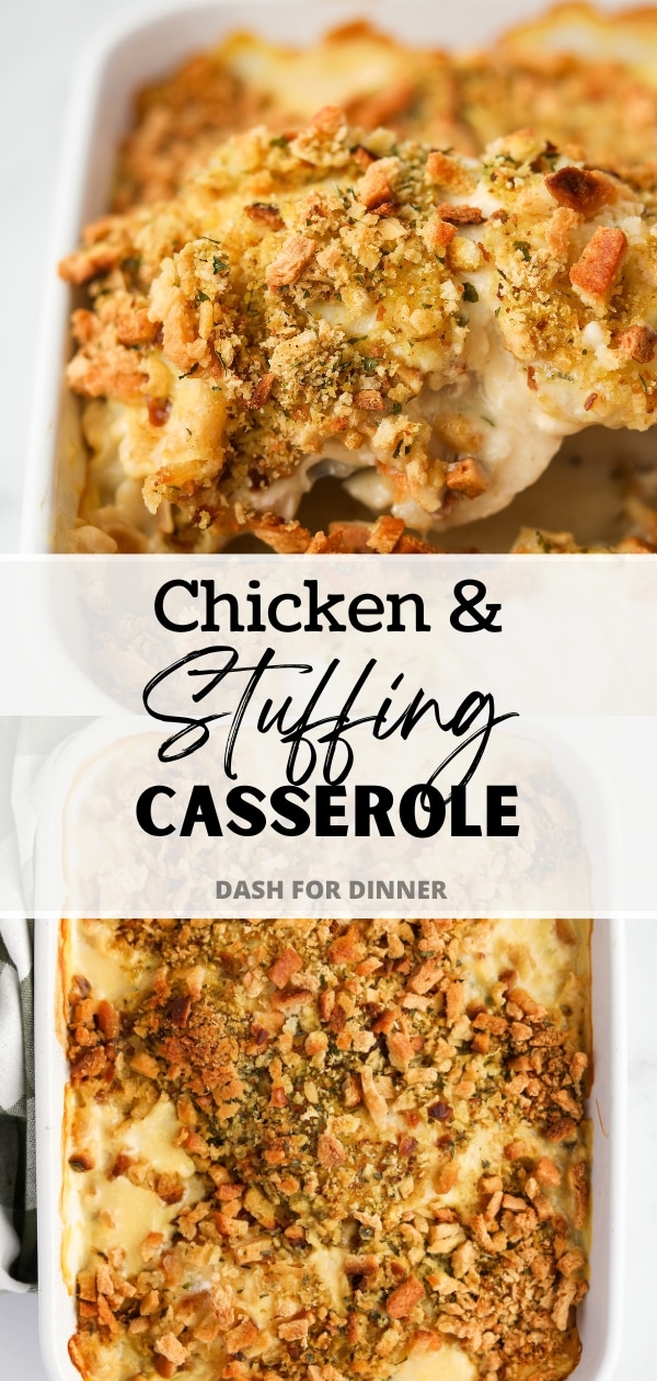 Swiss Chicken Casserole (Easy 6 Ingredient Recipe)