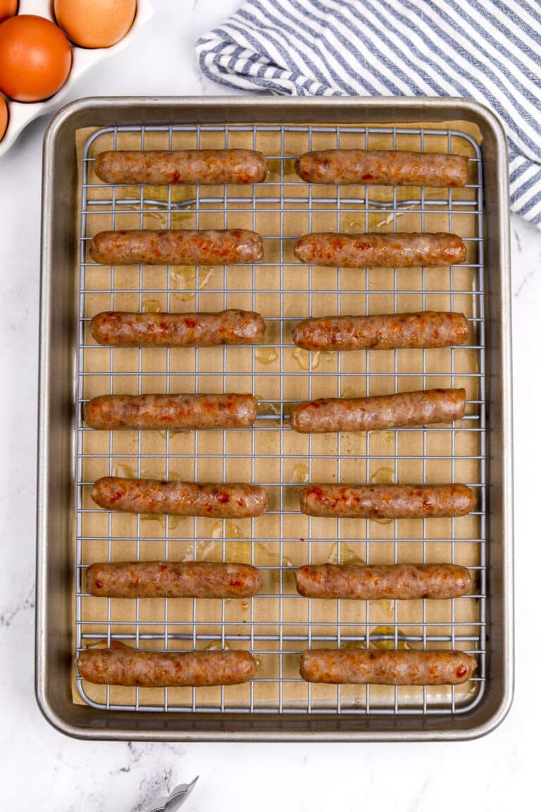 Baked Breakfast Sausages - Dash for Dinner