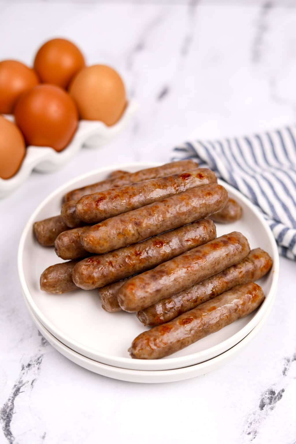 Baked Breakfast Sausages - Dash for Dinner