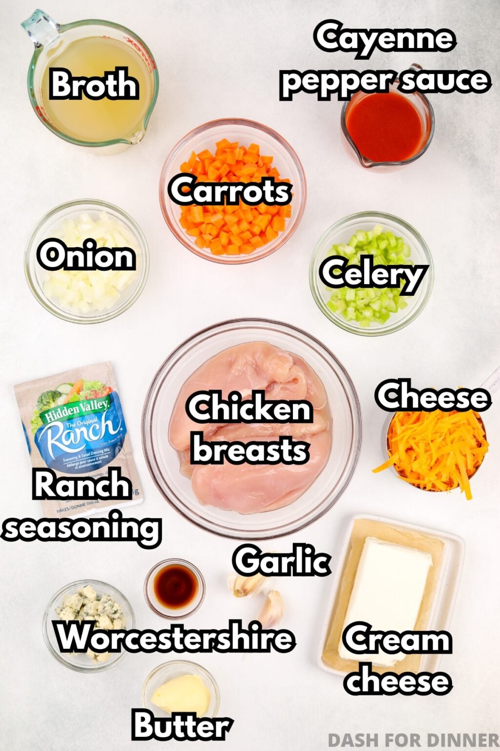 Creamy Buffalo Chicken Soup - Dash for Dinner