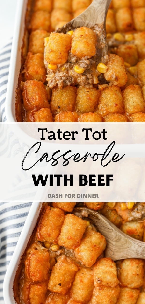 Tater Tot Casserole - Dash for Dinner