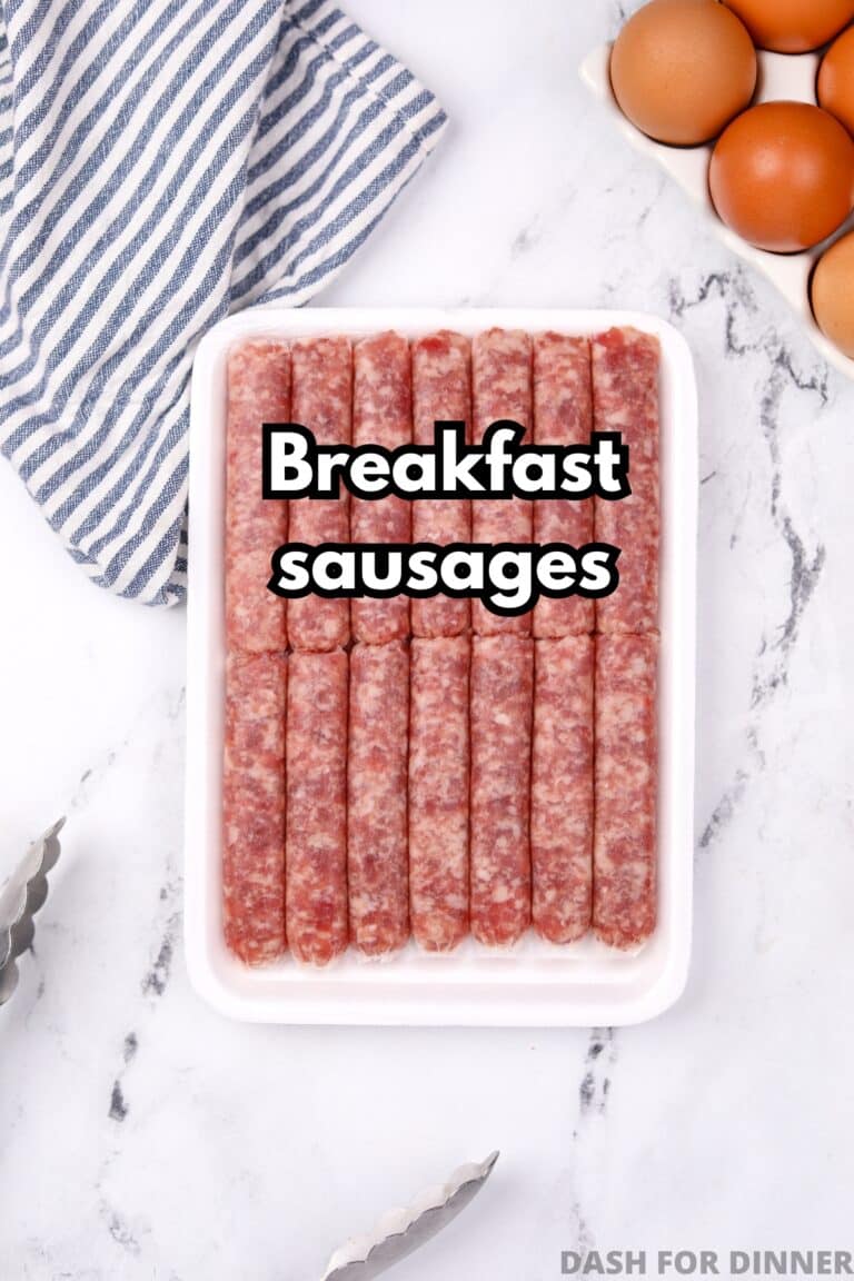 Baked Breakfast Sausages - Dash for Dinner
