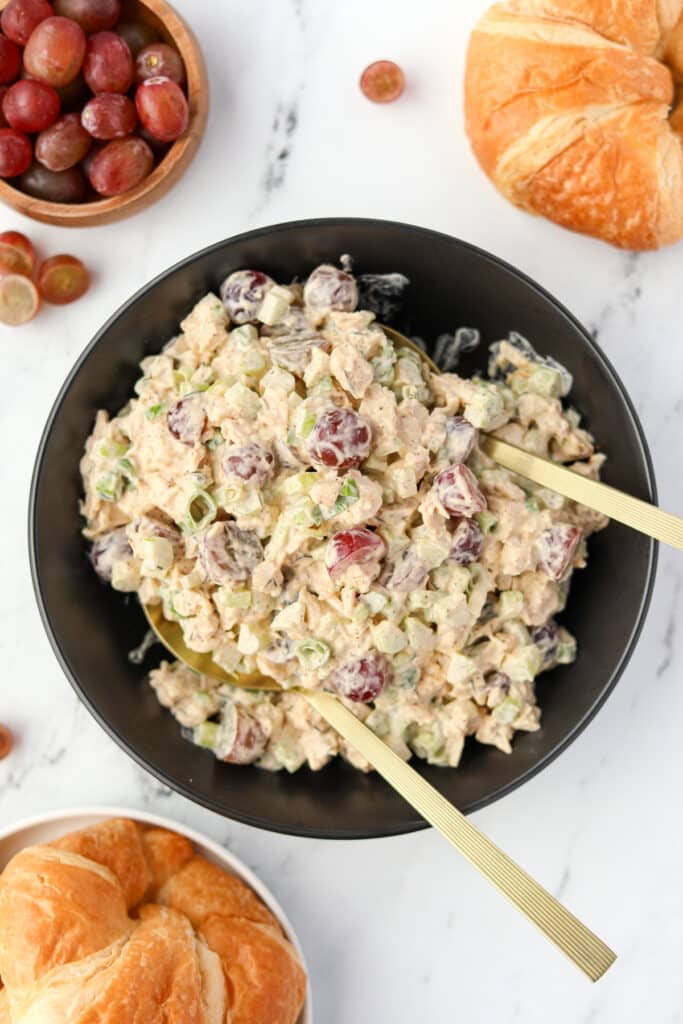 The BEST Chicken Salad with Grapes - Dash for Dinner