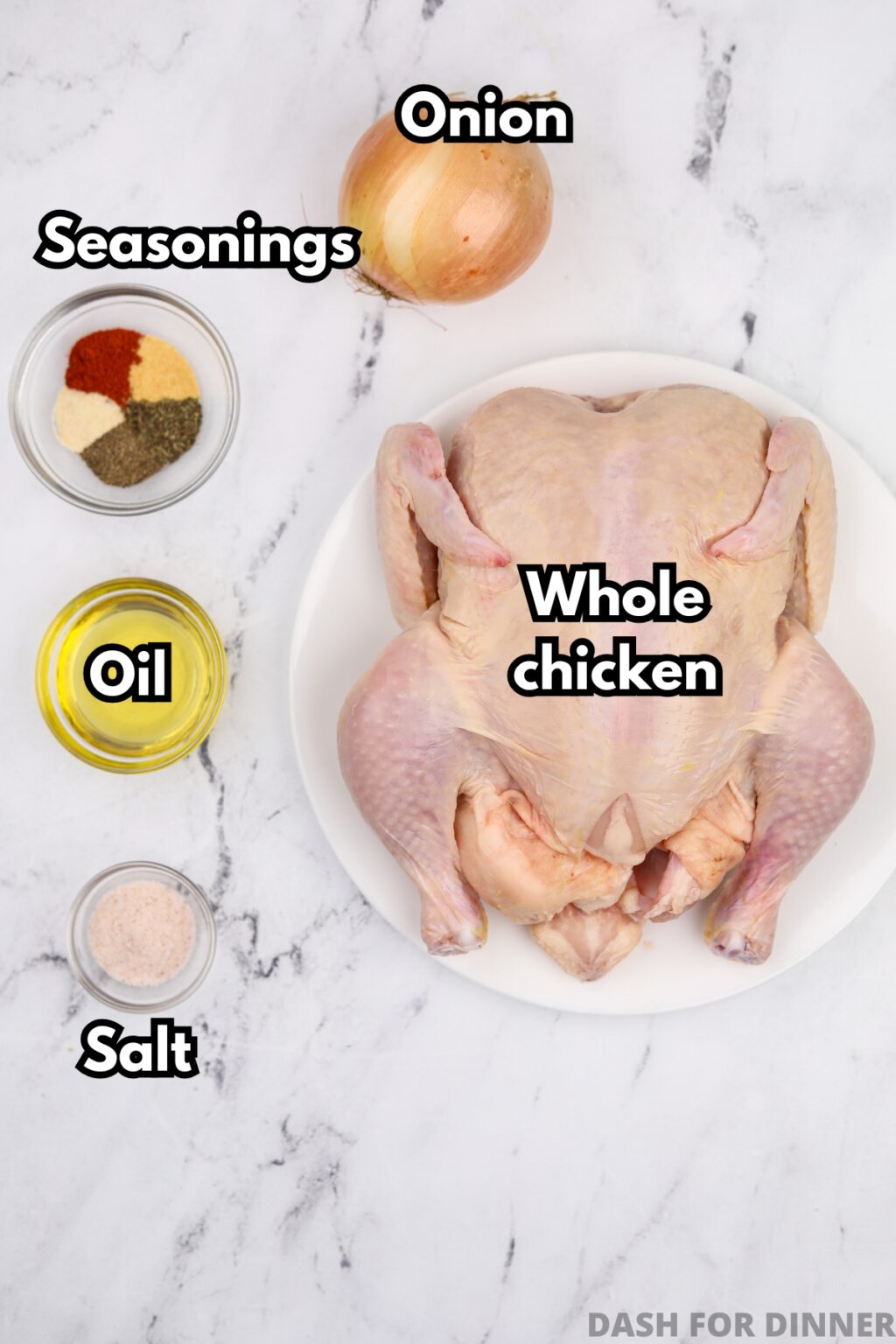 Oven Roasted Whole Chicken (So Juicy!) - Dash for Dinner