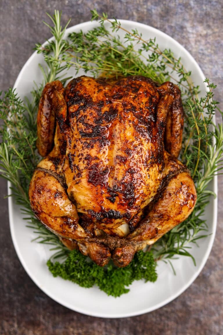 Oven Roasted Whole Chicken (So Juicy!) - Dash for Dinner