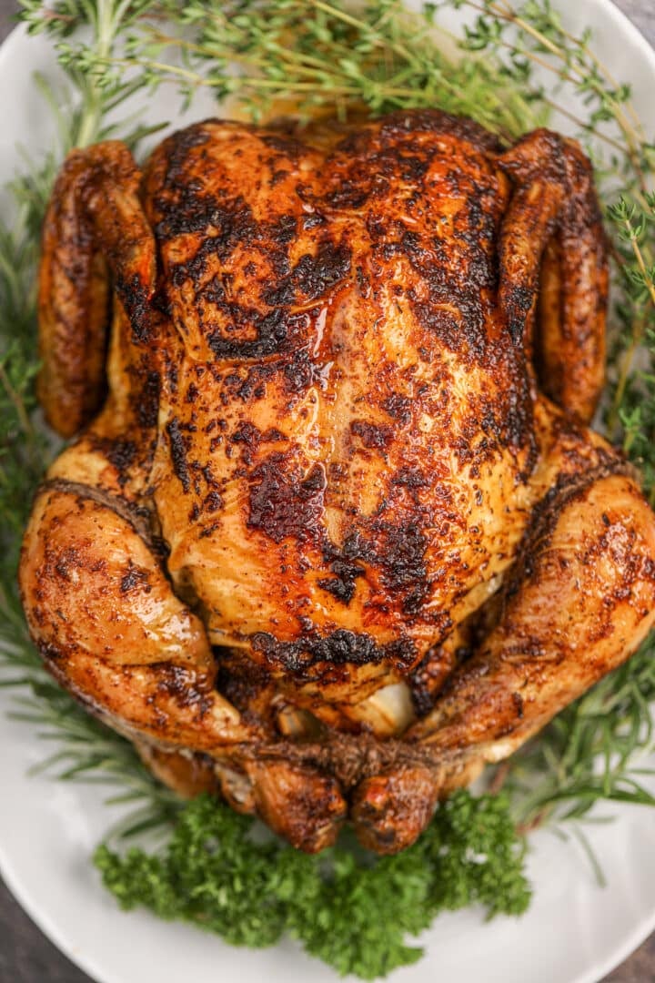 Oven Roasted Whole Chicken (So Juicy!) - Dash for Dinner