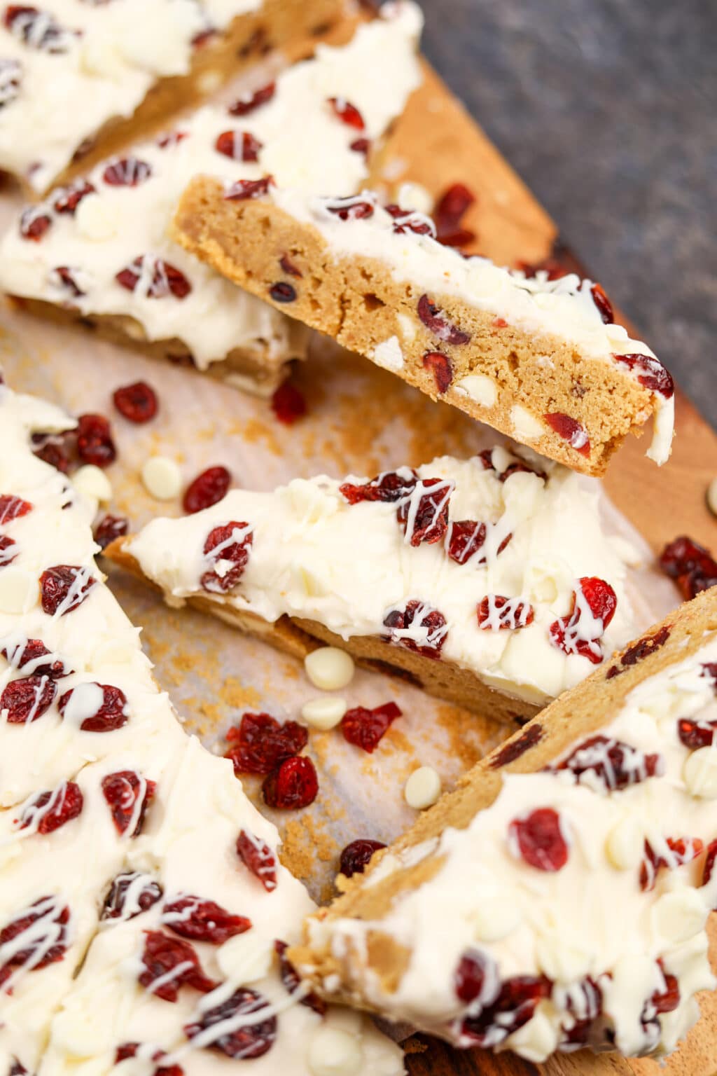 Cranberry Bliss Bars (Starbucks Copycat Recipe) - Dash for Dinner