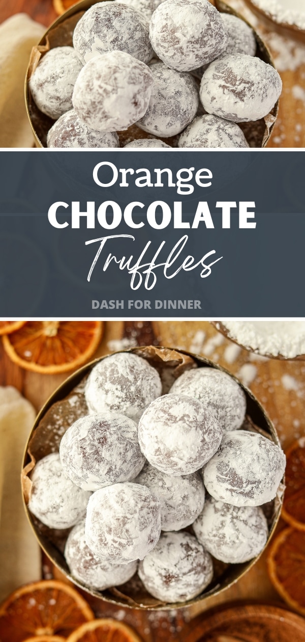 Easy Chocolate Orange Truffles (5 Ingredients!) - Dash for Dinner