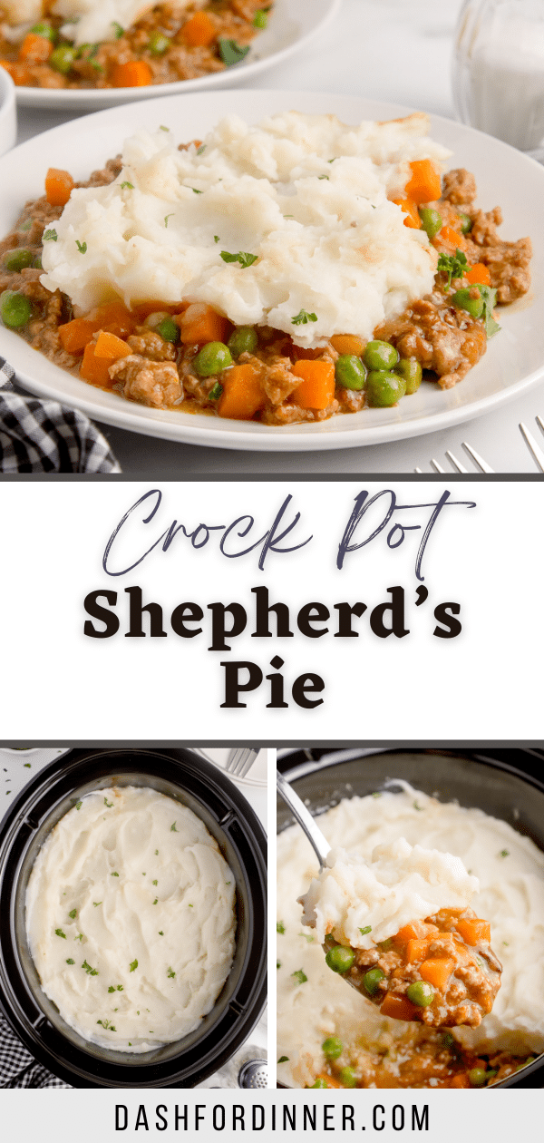 Slow Cooker Shepherd's Pie (Cottage Pie) - Dash for Dinner