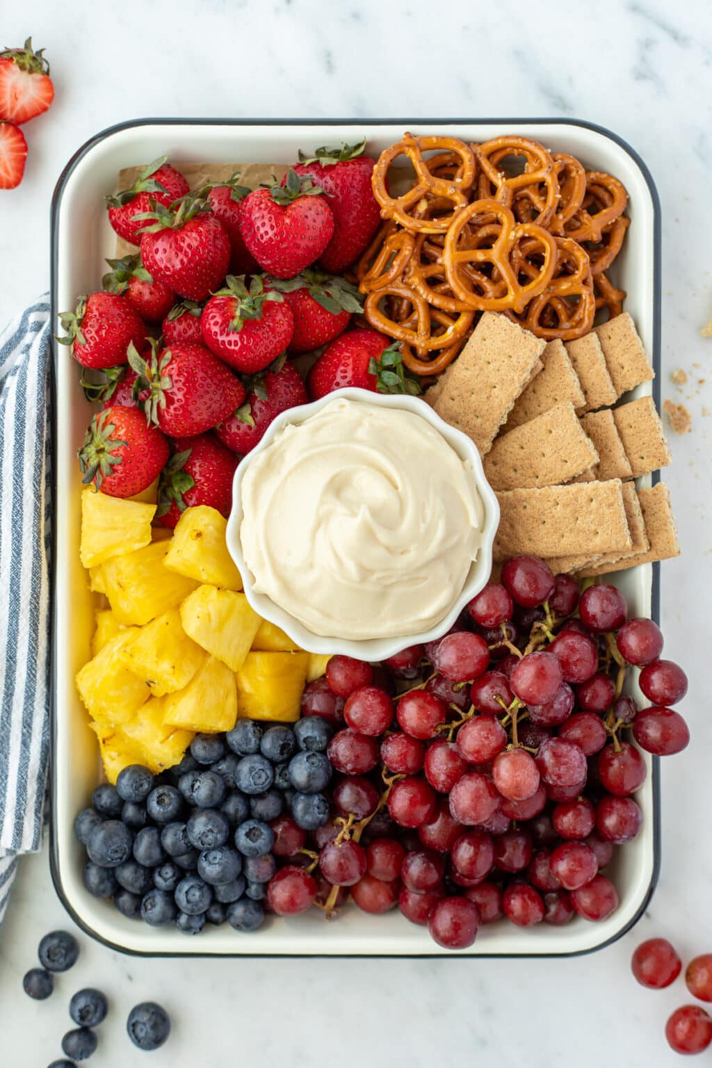 Sweet Cream Cheese Dip (Easy 4 Ingredient Recipe) - Dash for Dinner