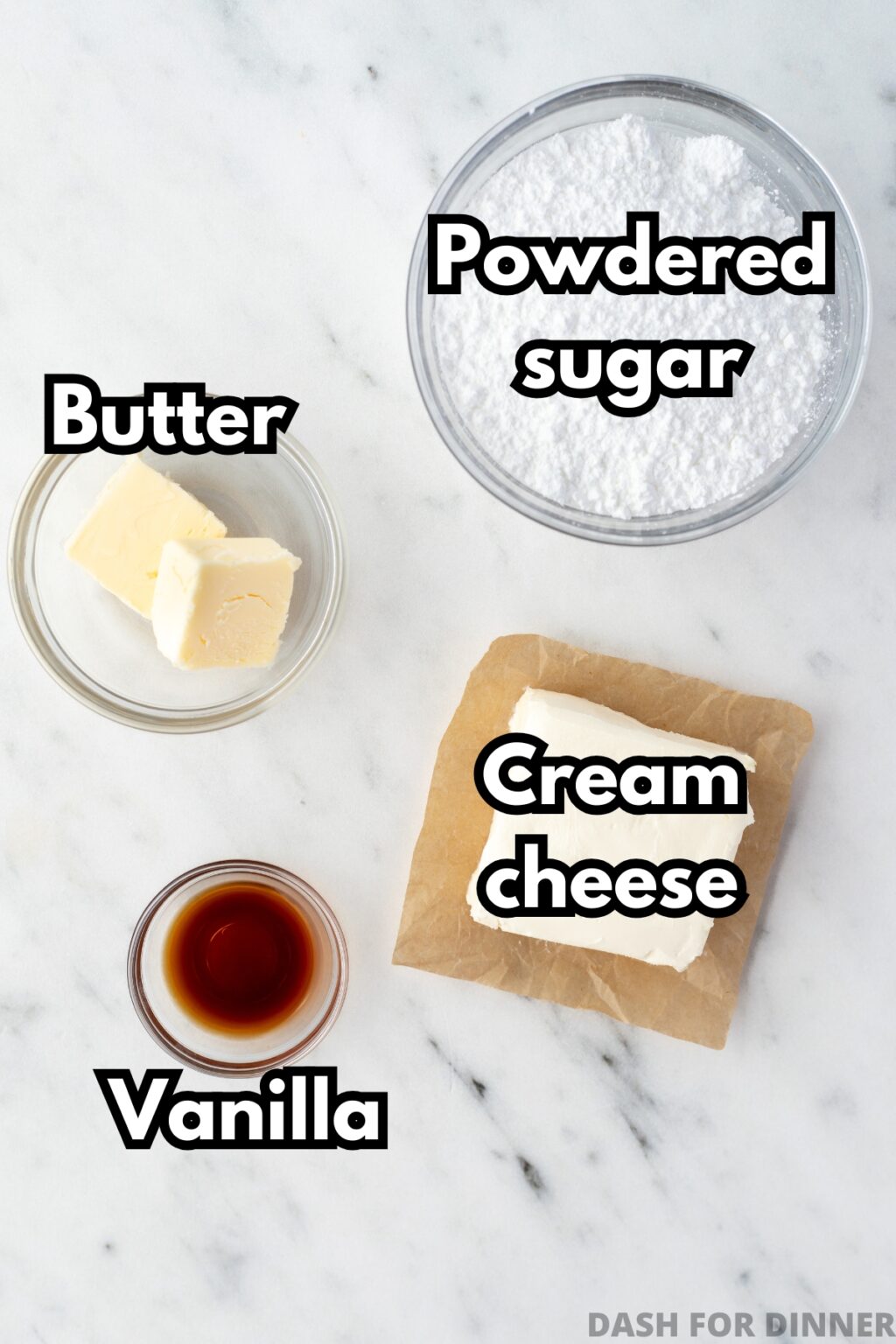 Sweet Cream Cheese Dip (Easy 4 Ingredient Recipe) - Dash for Dinner