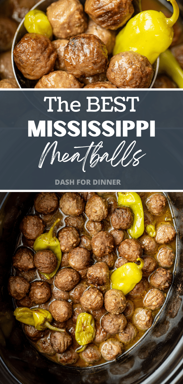 Mississippi Meatballs (Easy Crockpot Recipe!) - Dash for Dinner