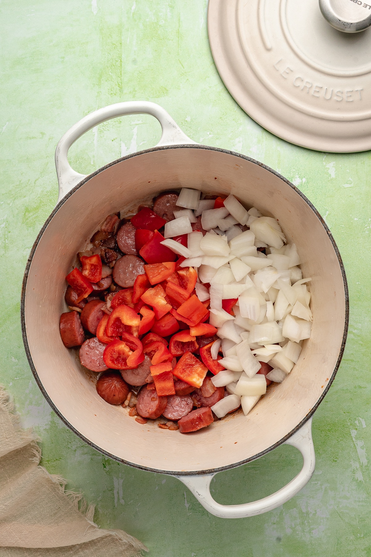 Swamp Cabbage (Smothered Cabbage and Sausage Stew) - Dash for Dinner